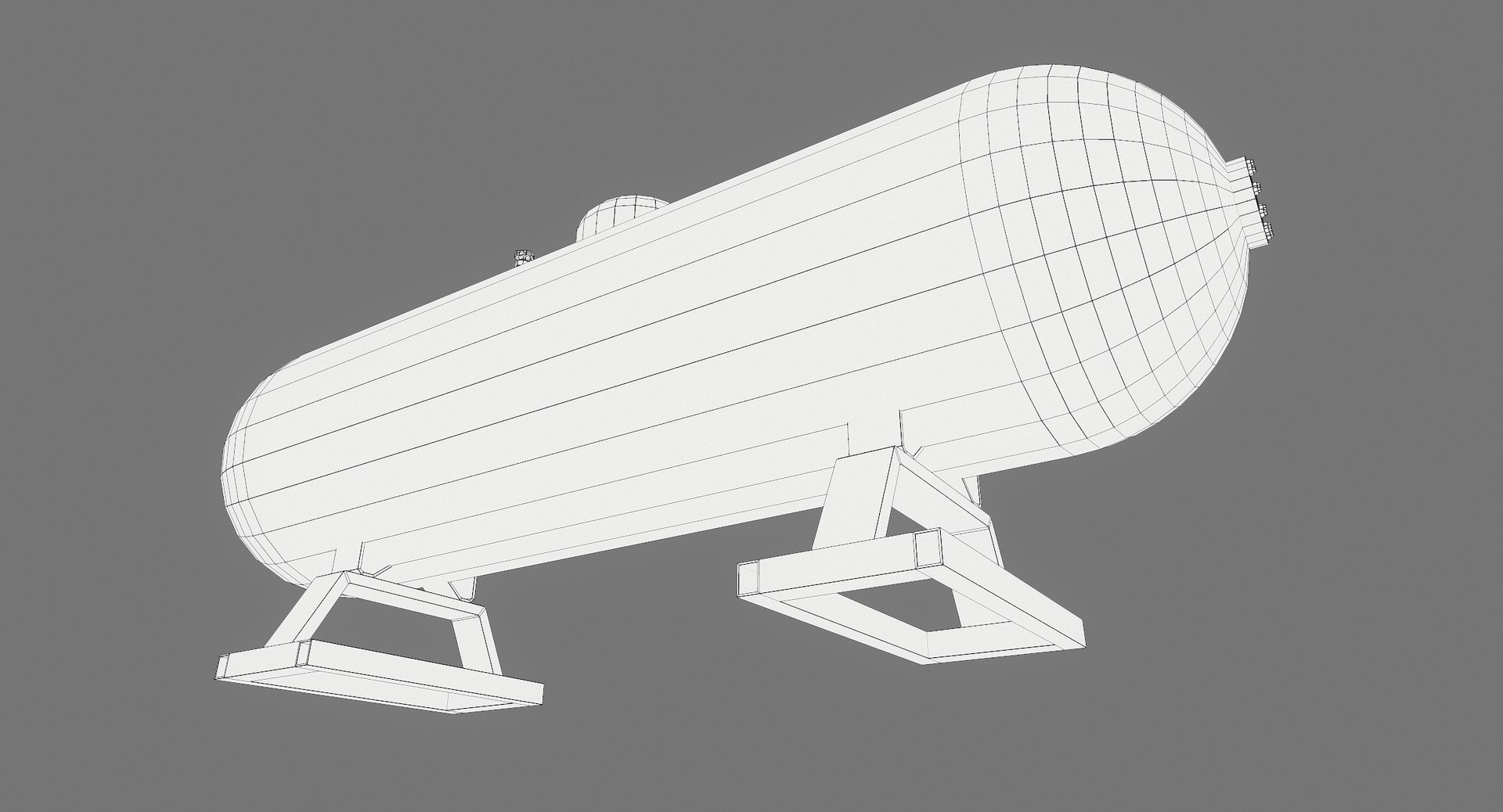 3d Large Propane Tank