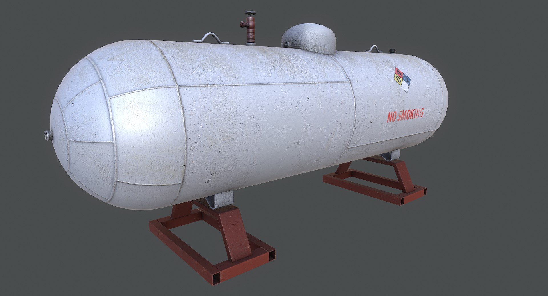 3d Large Propane Tank
