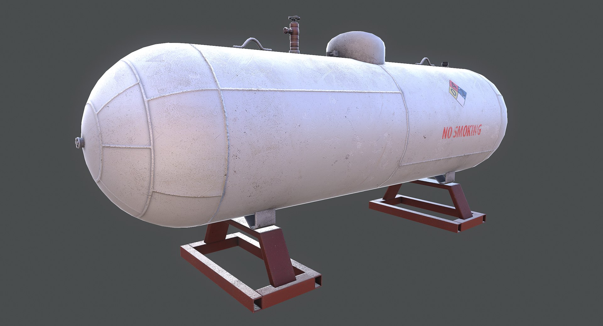 3d Large Propane Tank