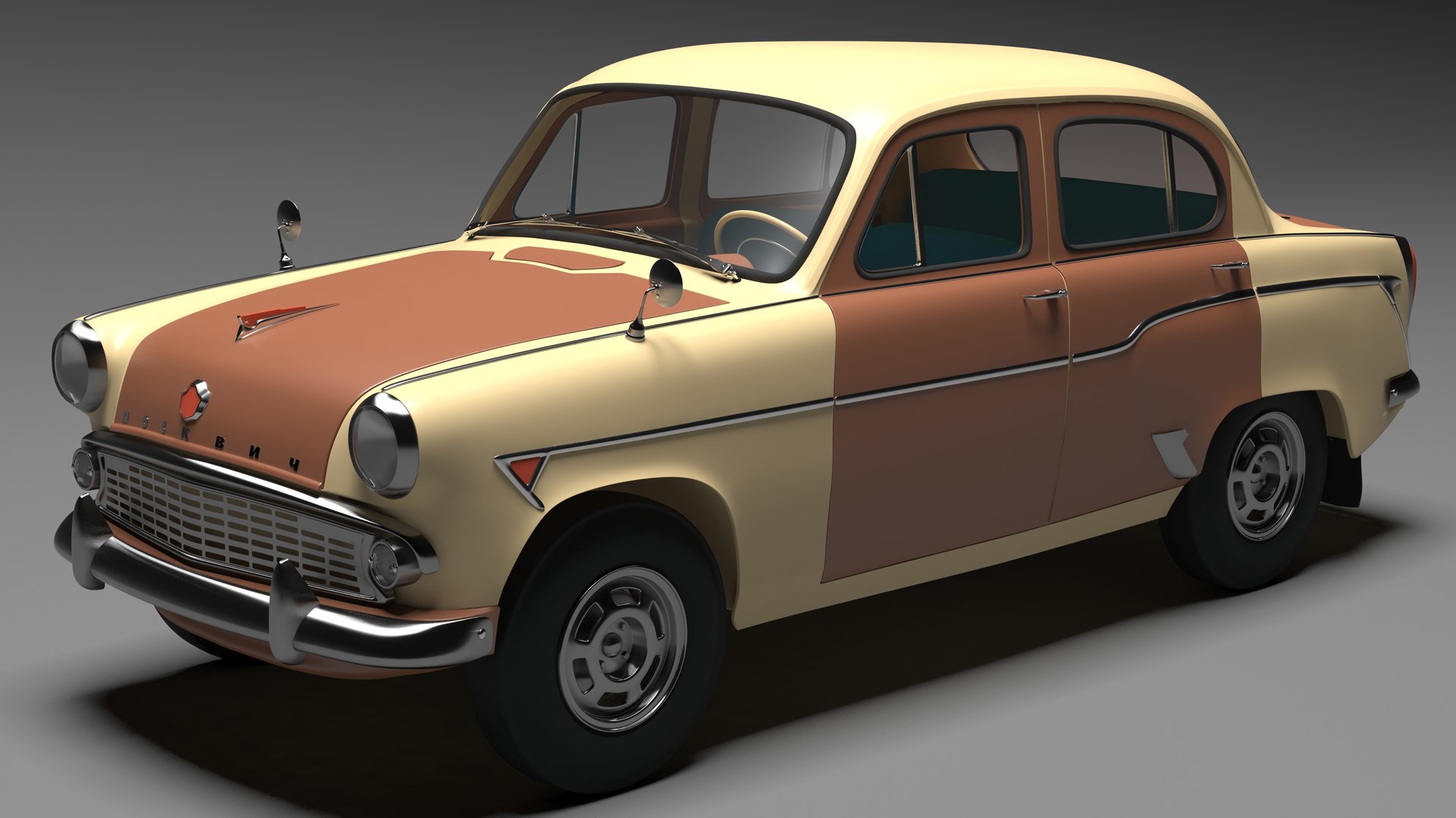 3D Moskvich 403 - TurboSquid 1755407