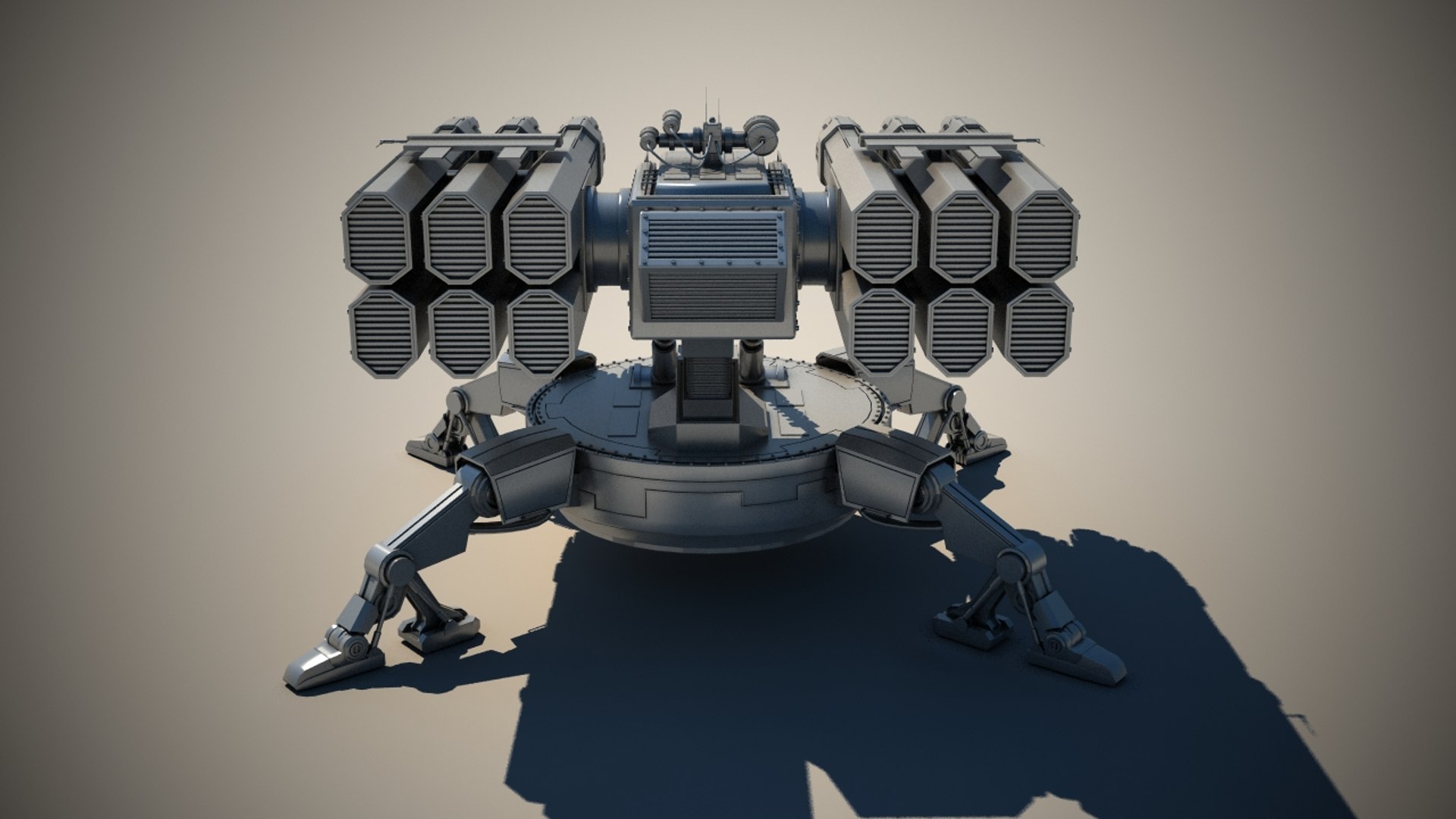 Maya Spider Auto Turret