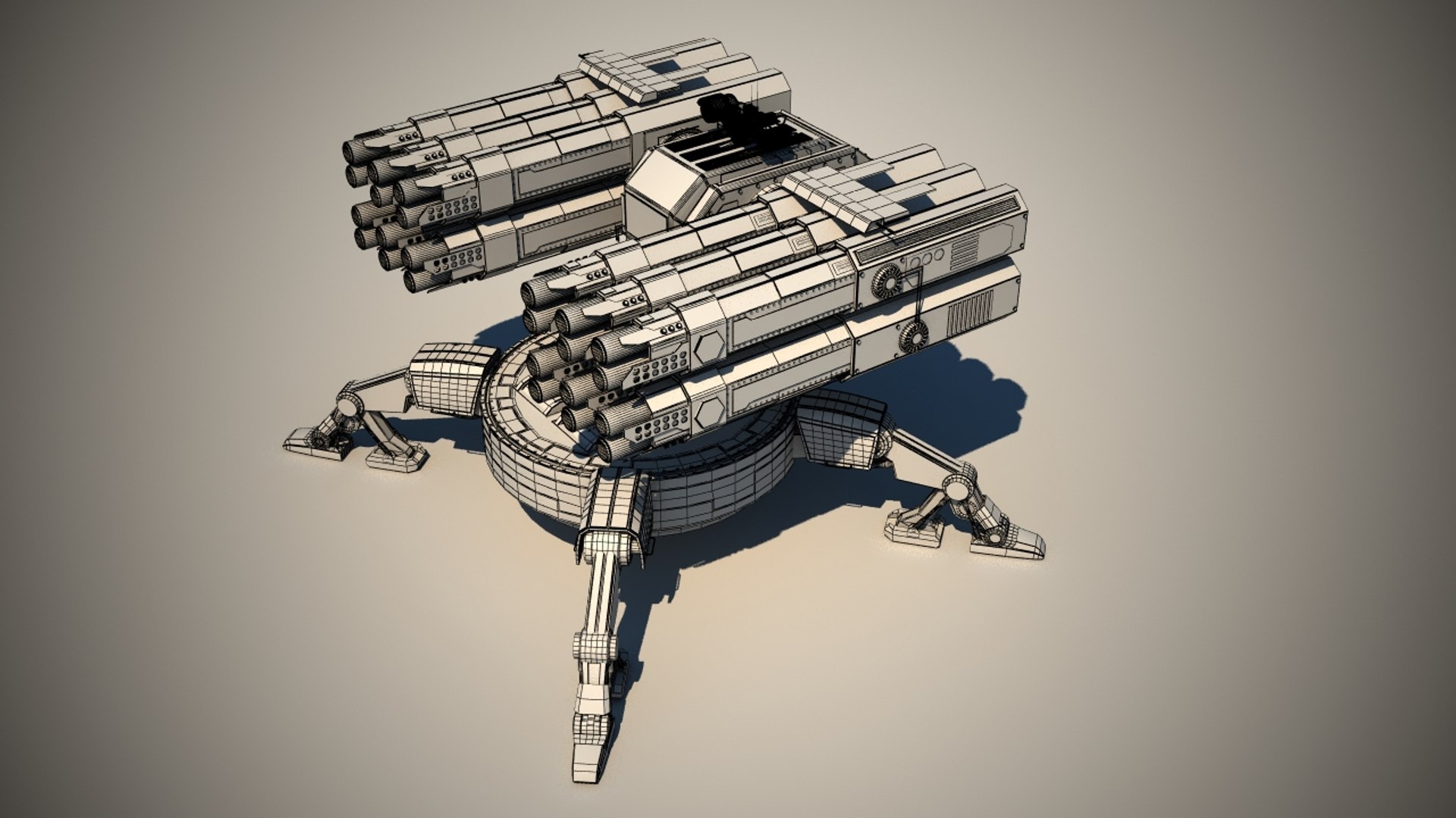 Maya Spider Auto Turret