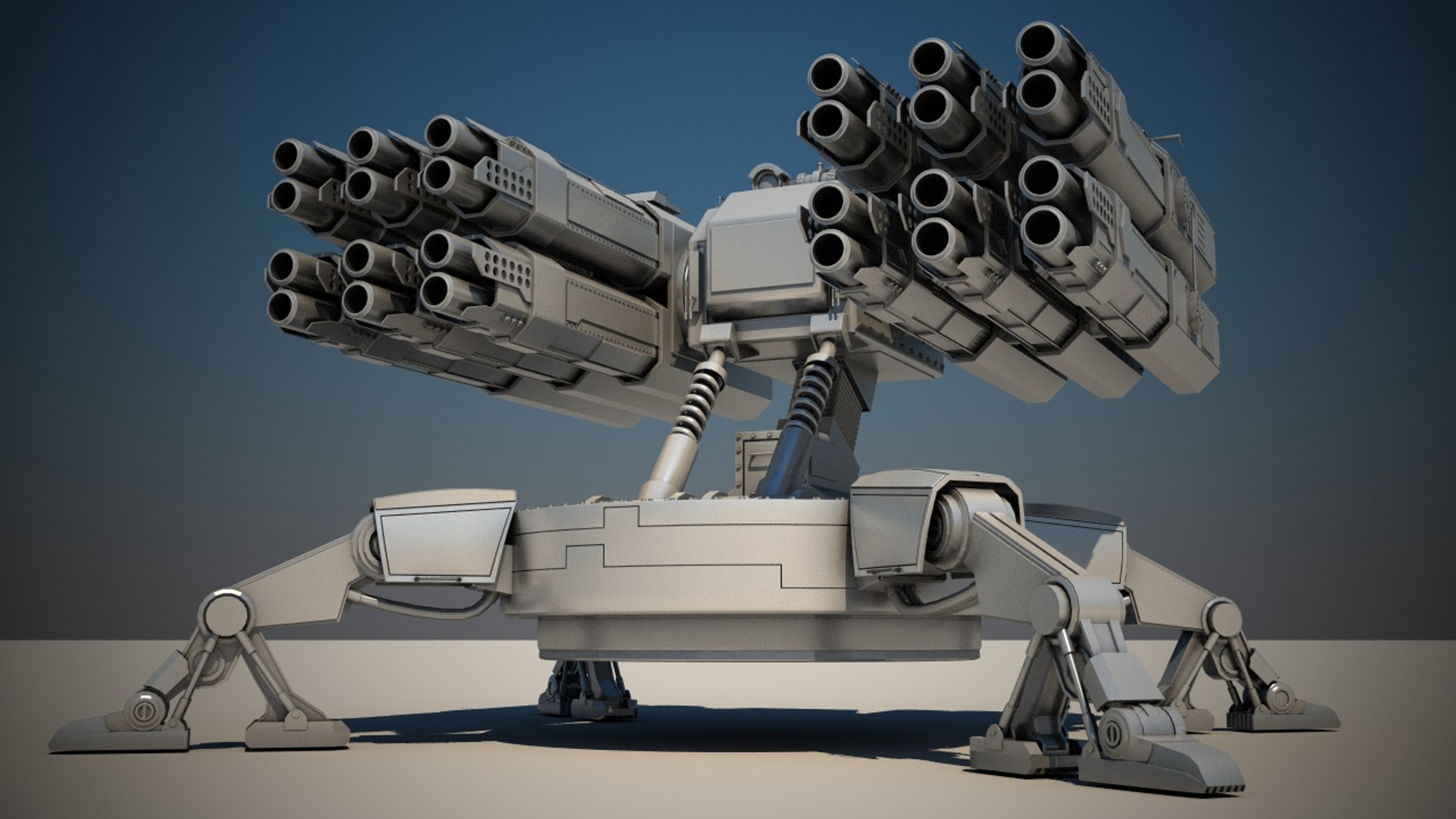 Maya Spider Auto Turret