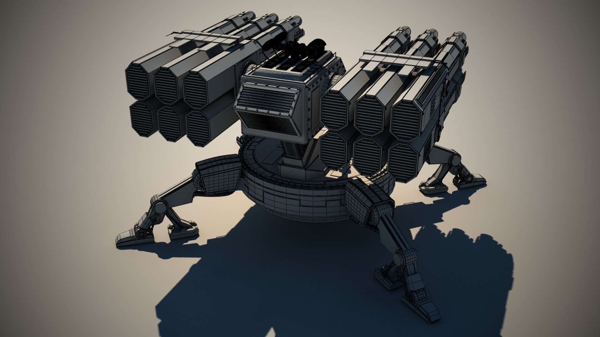 Maya Spider Auto Turret