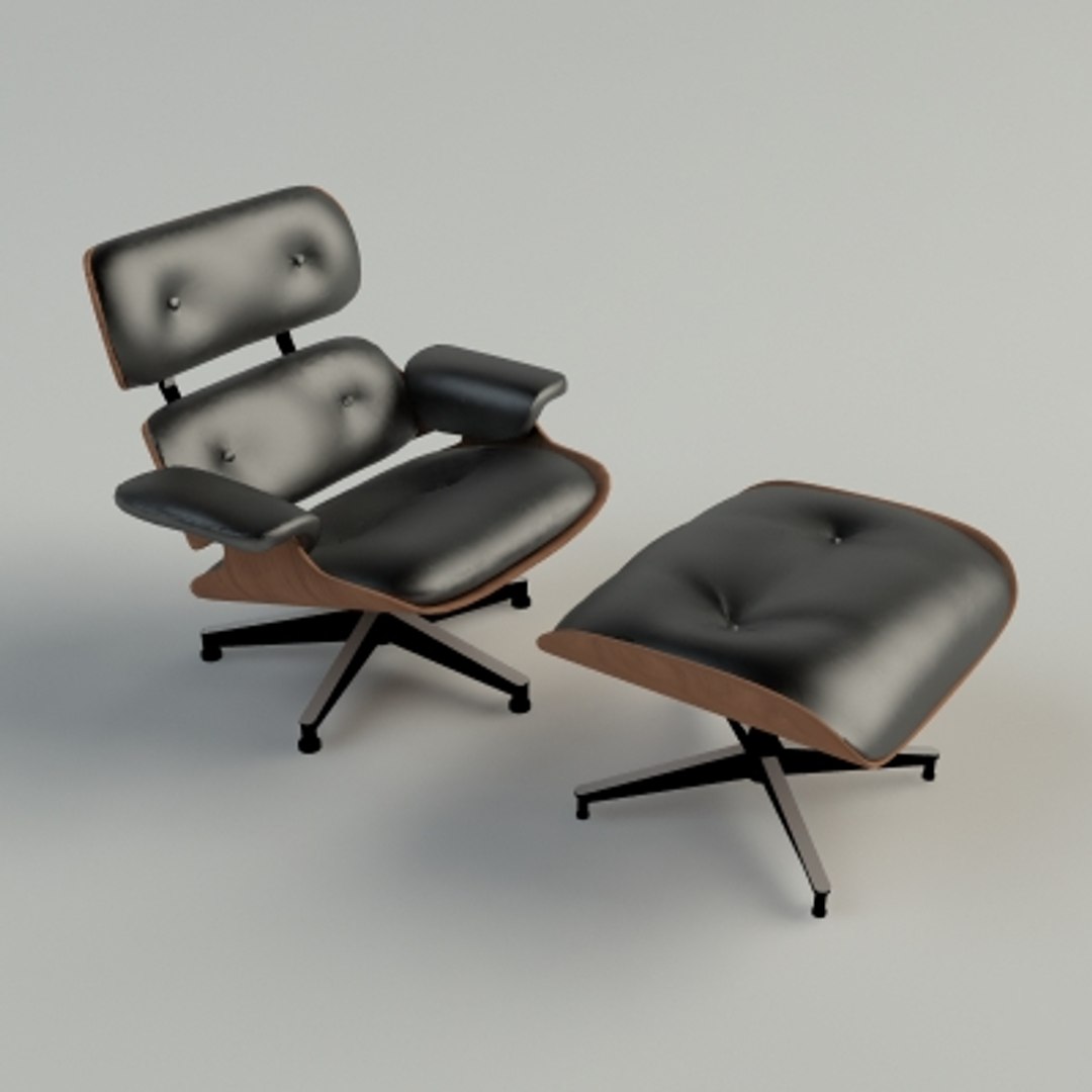 Eames Lounge Chair 3d Model