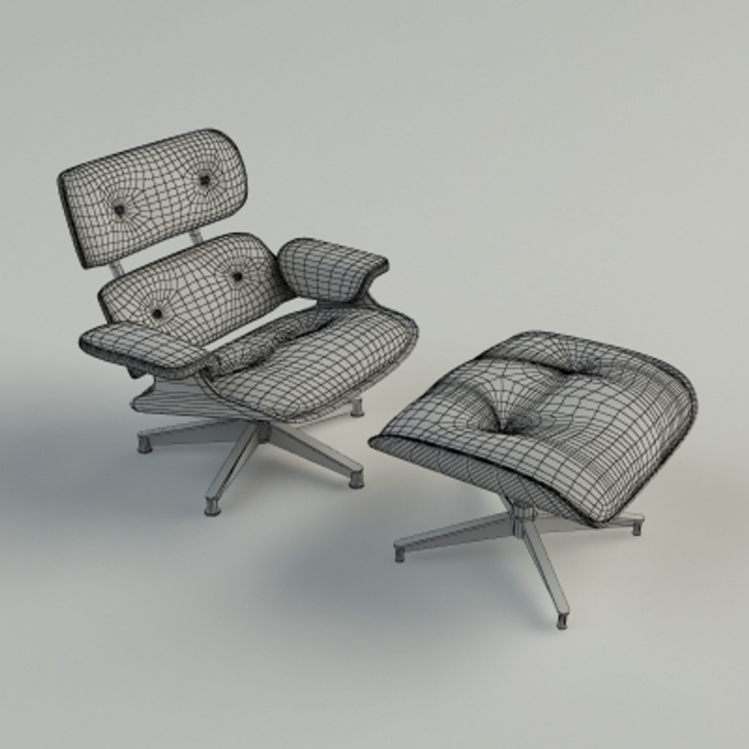 Eames Lounge Chair 3d Model
