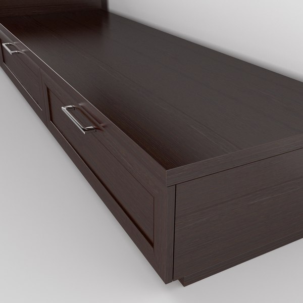 3d realistic wall unit model