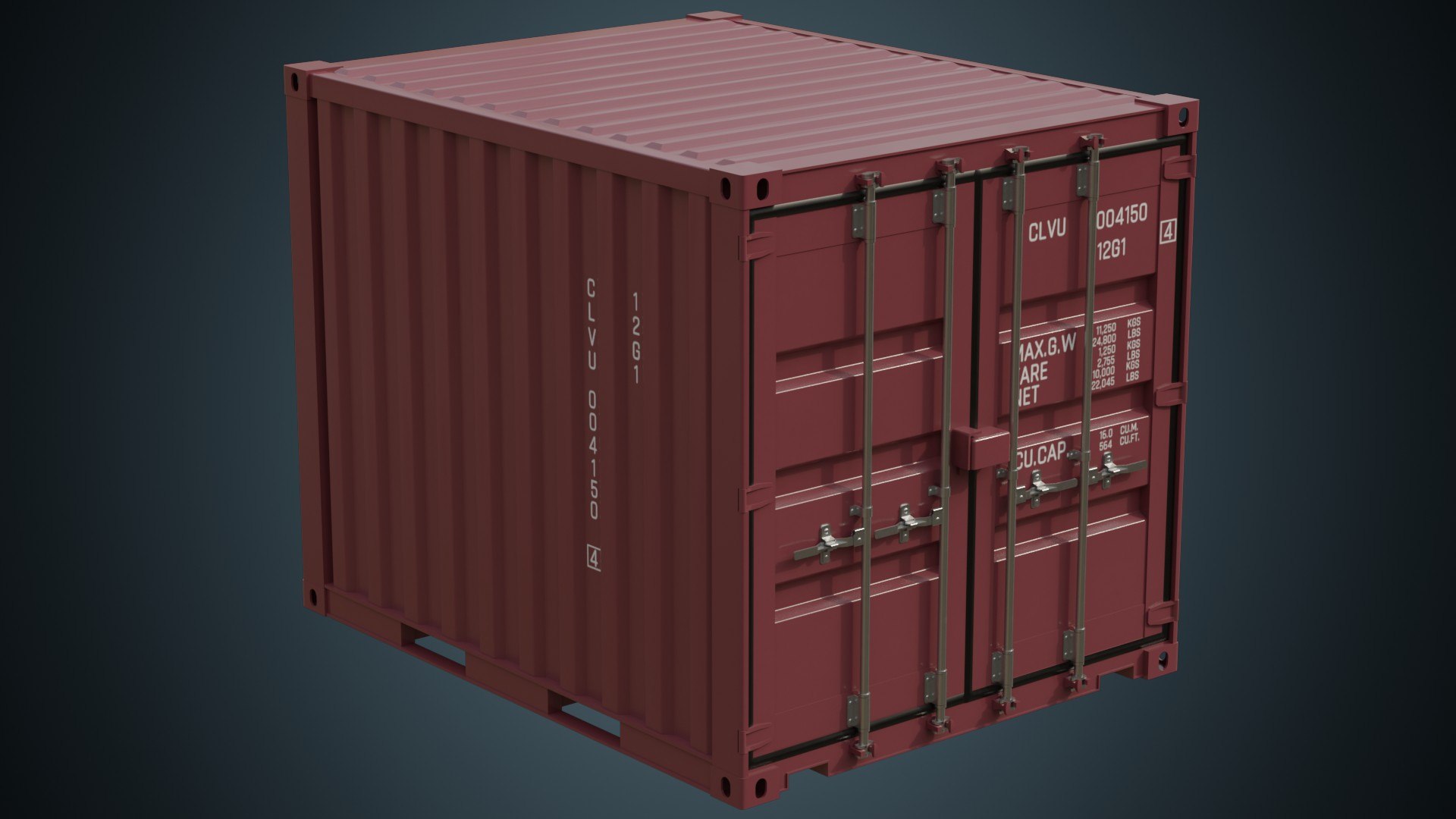 Cargo Container 5A 3D - TurboSquid 1736603