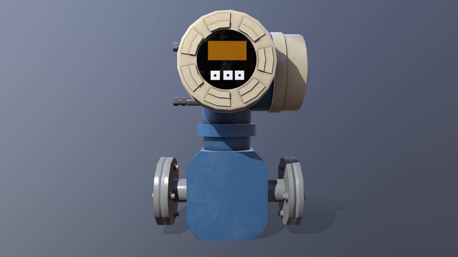 Flow Meter 3D Model - TurboSquid 2290557