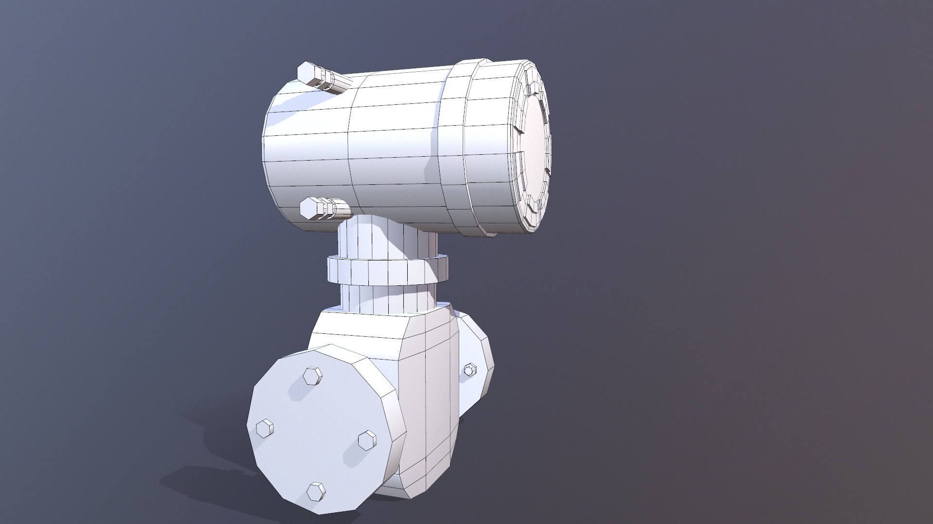 Flow Meter 3D Model - TurboSquid 2290557
