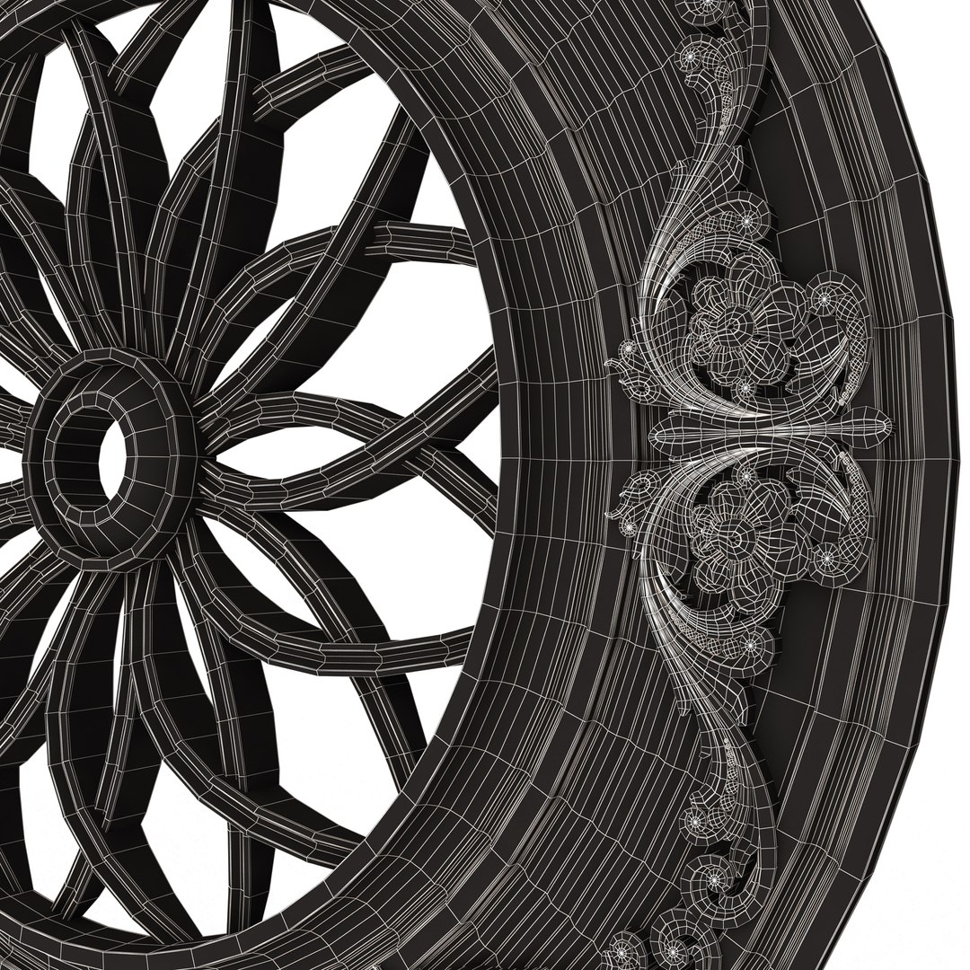 Ceiling Rosette 02 3D Model - TurboSquid 2158366