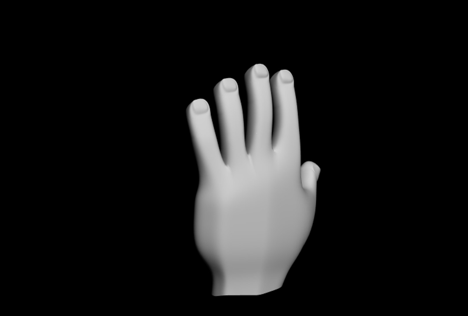 Free Human Hand 3d Model