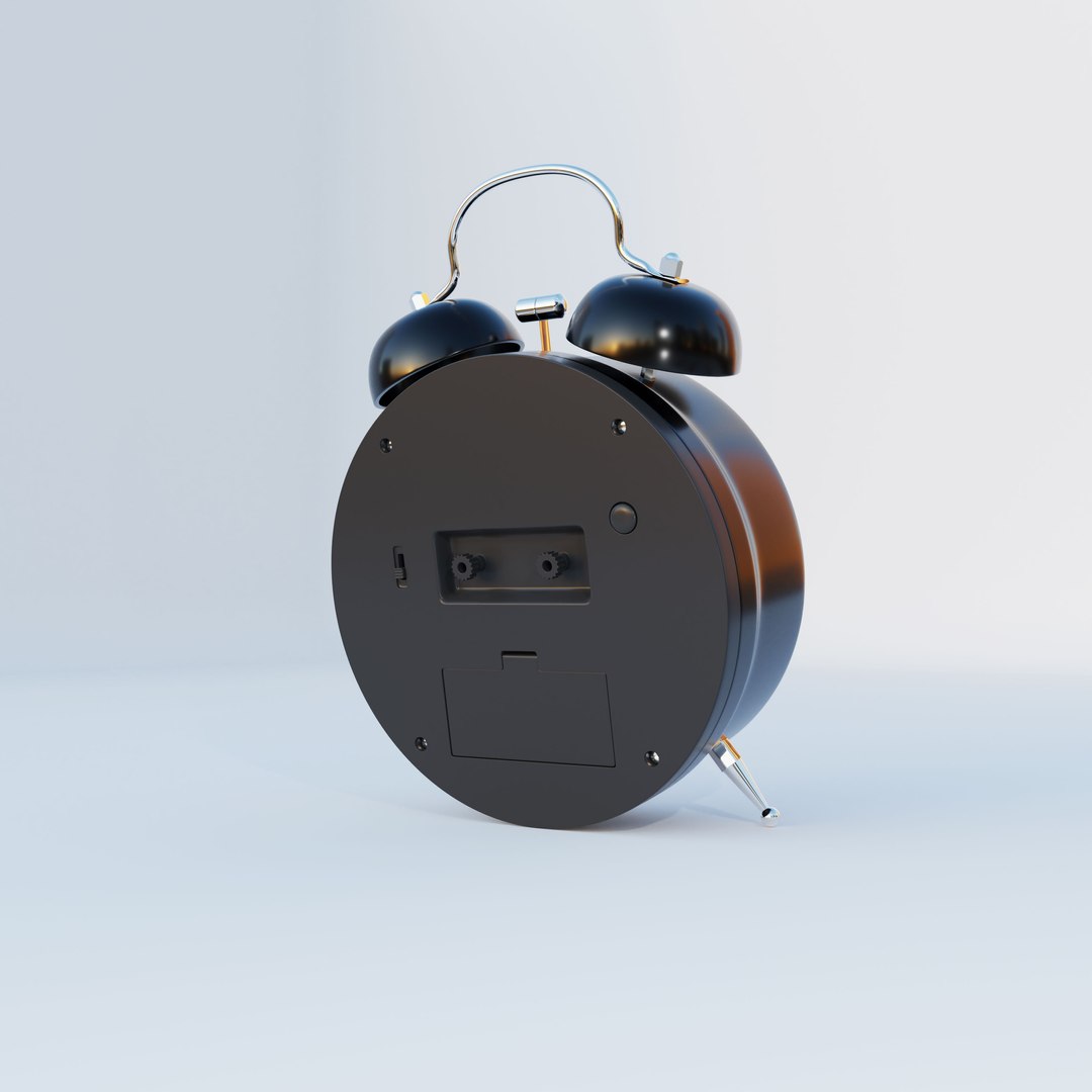 Analog Alarm Clock 3D Model 3D Model - TurboSquid 1761900