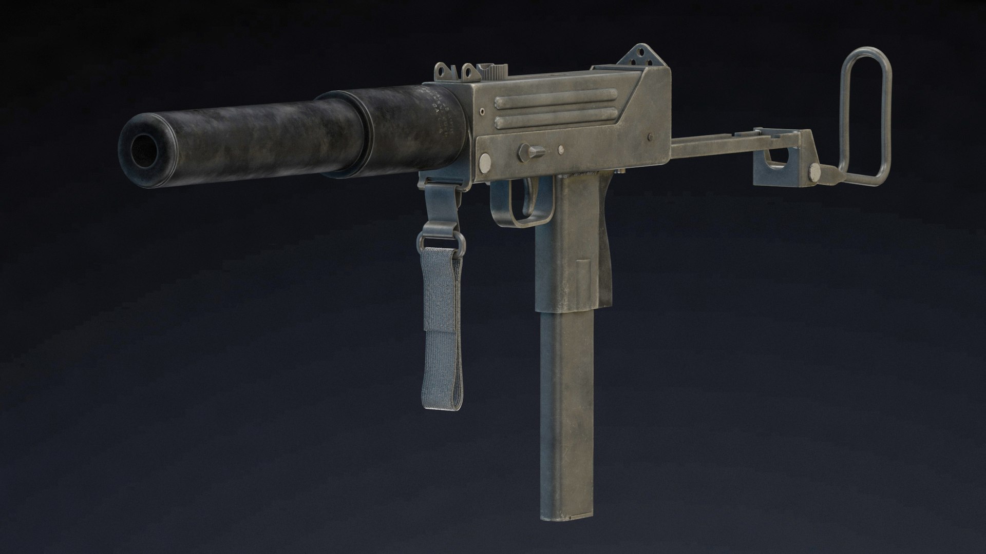 MAC 10 Low Poly Model - TurboSquid 1880312