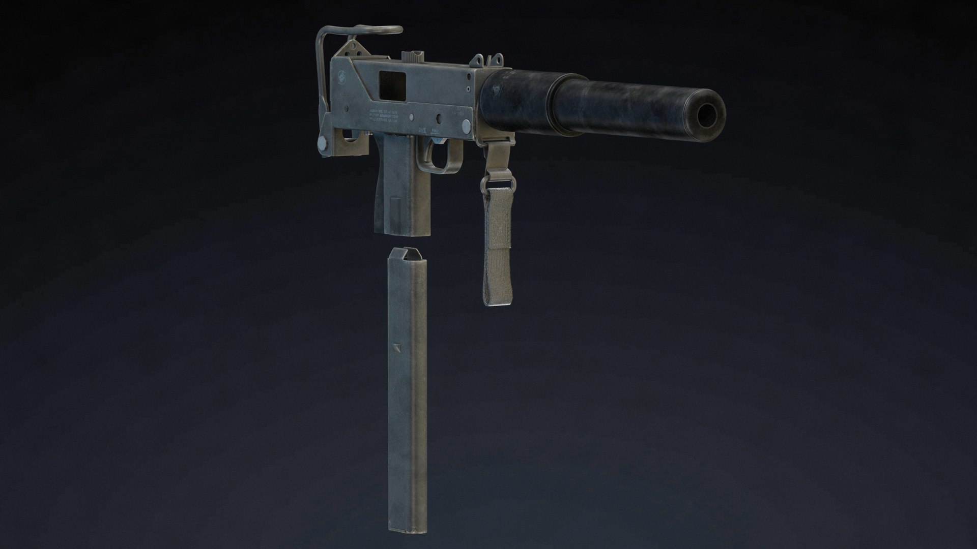 MAC 10 Low Poly Model - TurboSquid 1880312