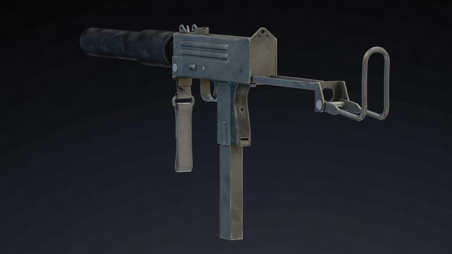 MAC 10 Low Poly Model - TurboSquid 1880312
