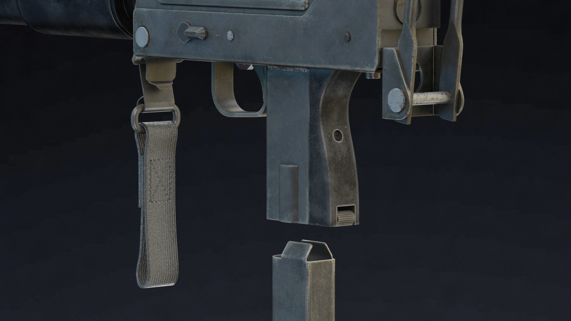 MAC 10 Low Poly Model - TurboSquid 1880312