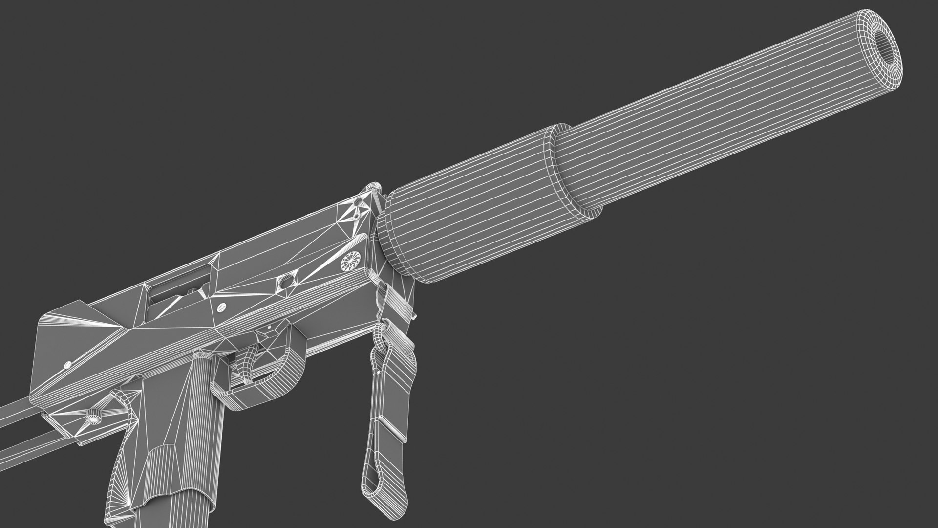 MAC 10 Low Poly Model - TurboSquid 1880312