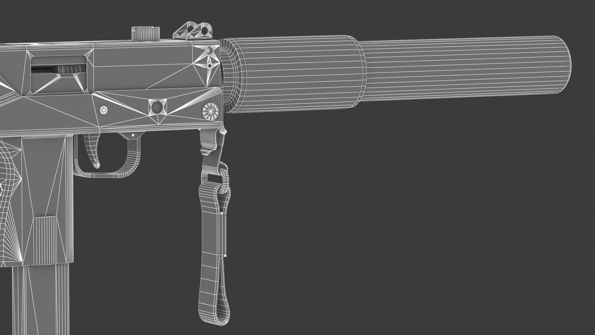 MAC 10 Low Poly Model - TurboSquid 1880312