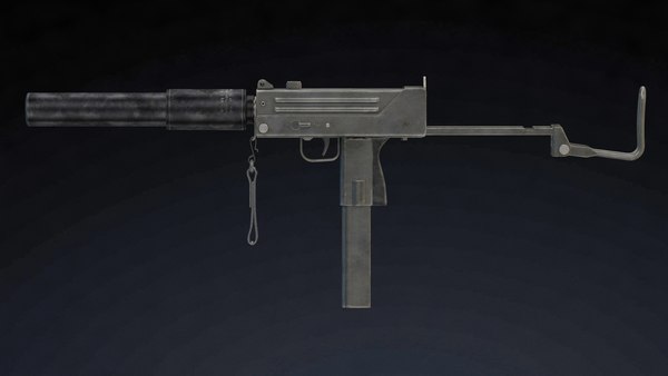 MAC 10 Low Poly model - TurboSquid 1880312