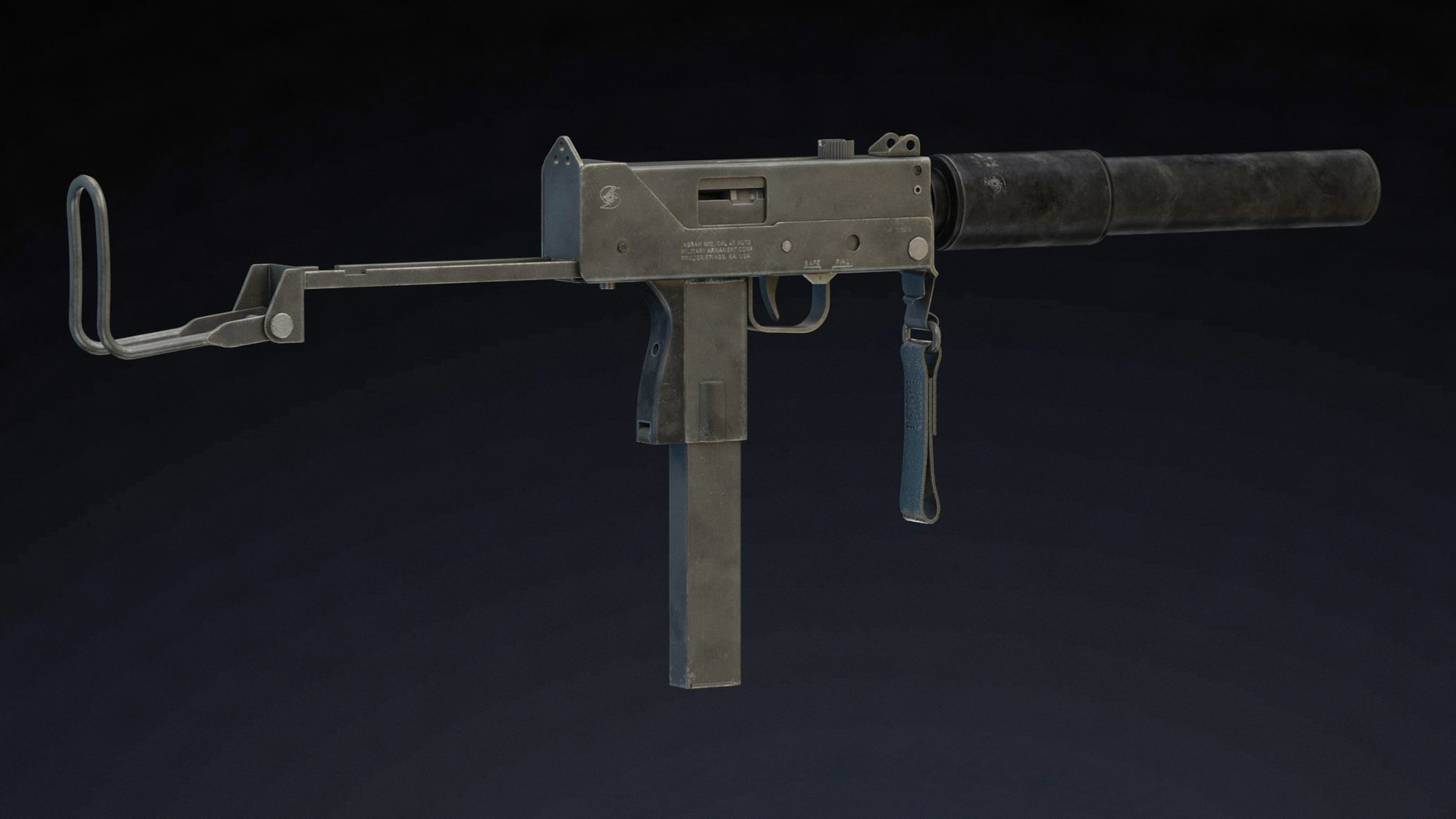 MAC 10 Low Poly Model - TurboSquid 1880312