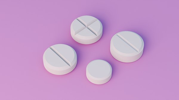 3D Tablets and pills pack model - TurboSquid 1728951