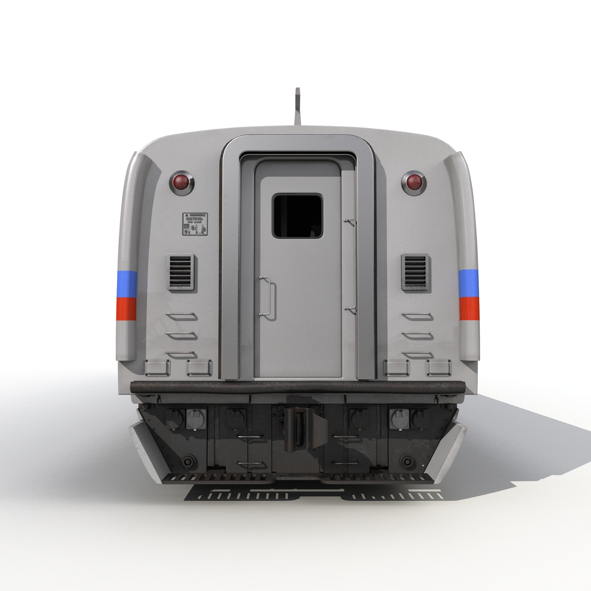 3d model of speed train locomotive generic