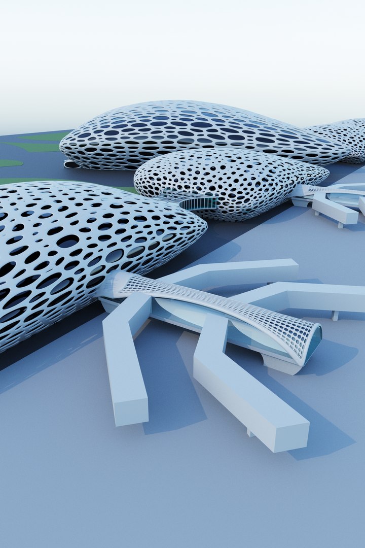 3D Structure City Building - TurboSquid 1424831