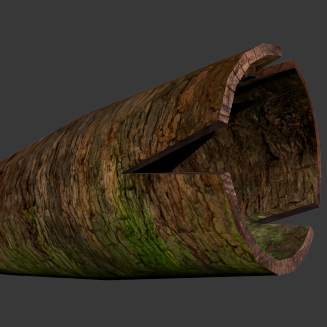 3d big log