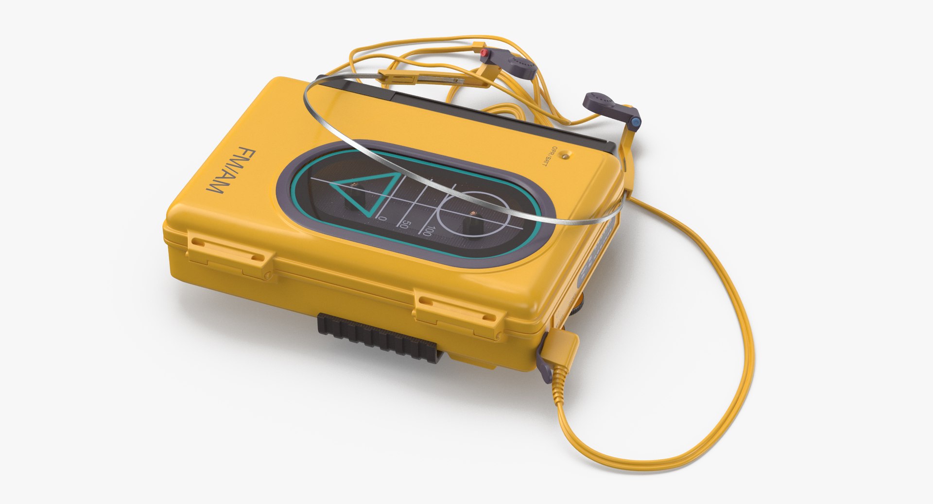 3d Model Of Sport Walkman 80 S
