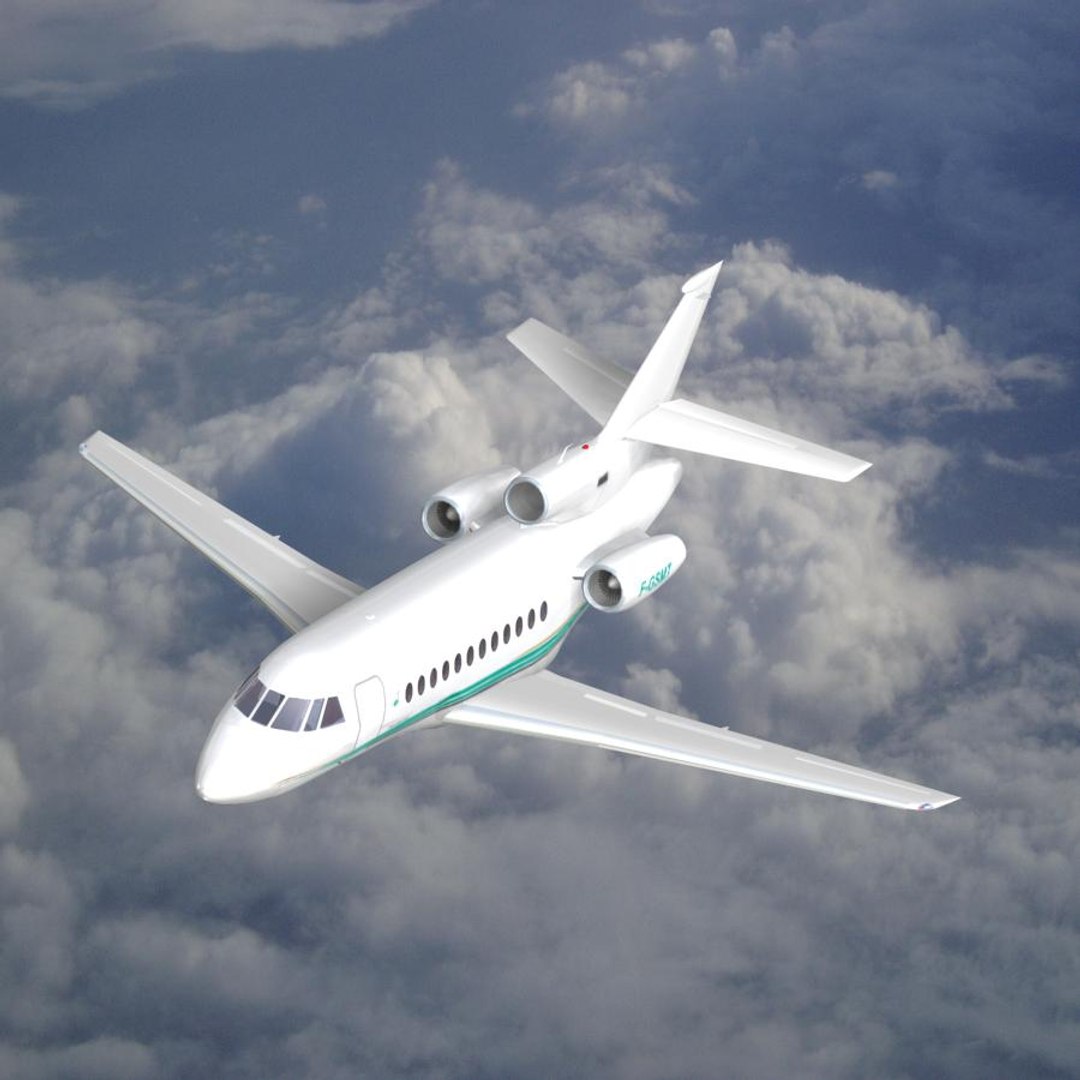 Dassault Falcon Livery 3d Model