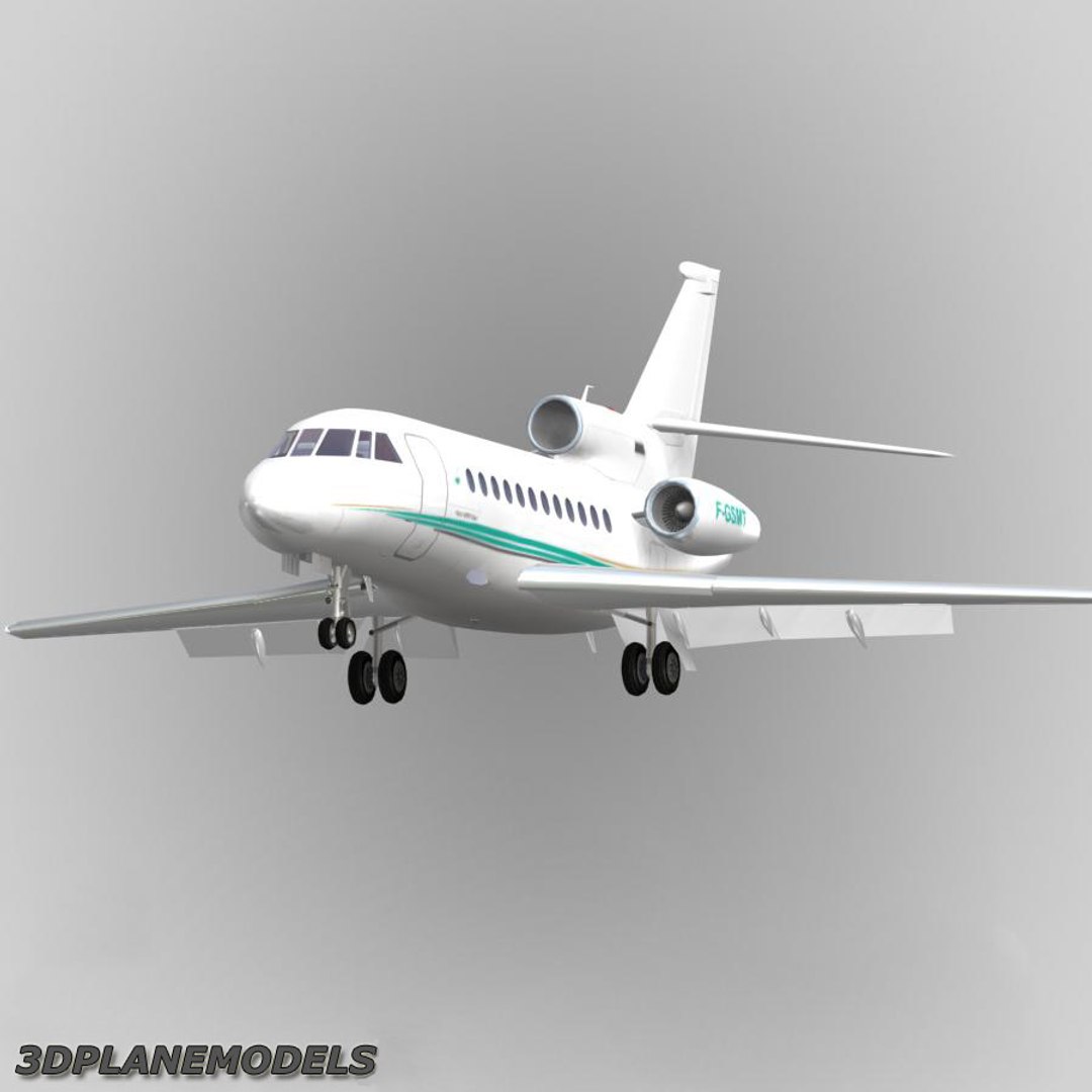 Dassault Falcon Livery 3d Model