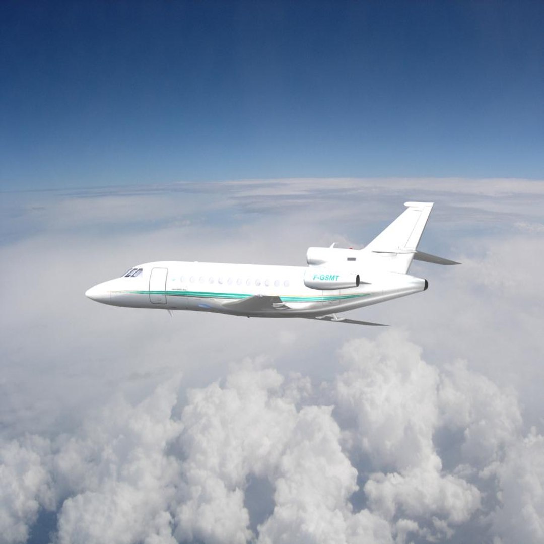 Dassault Falcon Livery 3d Model