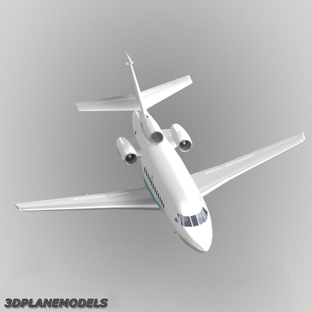Dassault Falcon Livery 3d Model