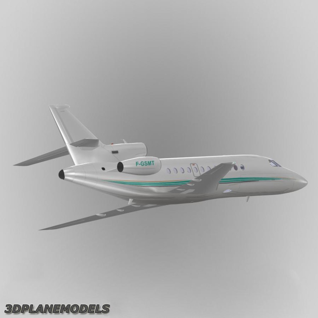 Dassault Falcon Livery 3d Model