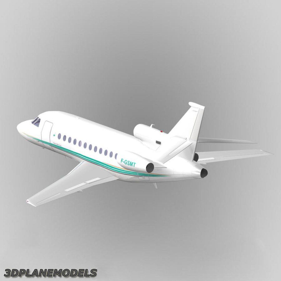 Dassault Falcon Livery 3d Model