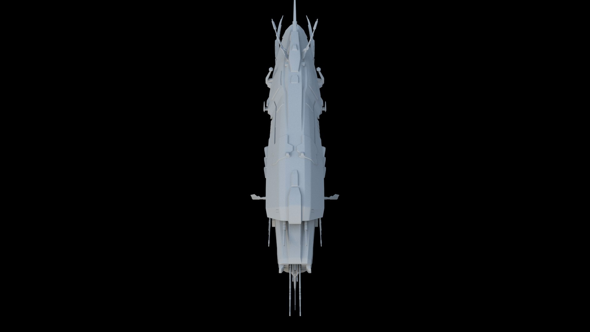 Sci Fi Alien SpaceShip 3D model - TurboSquid 2118937