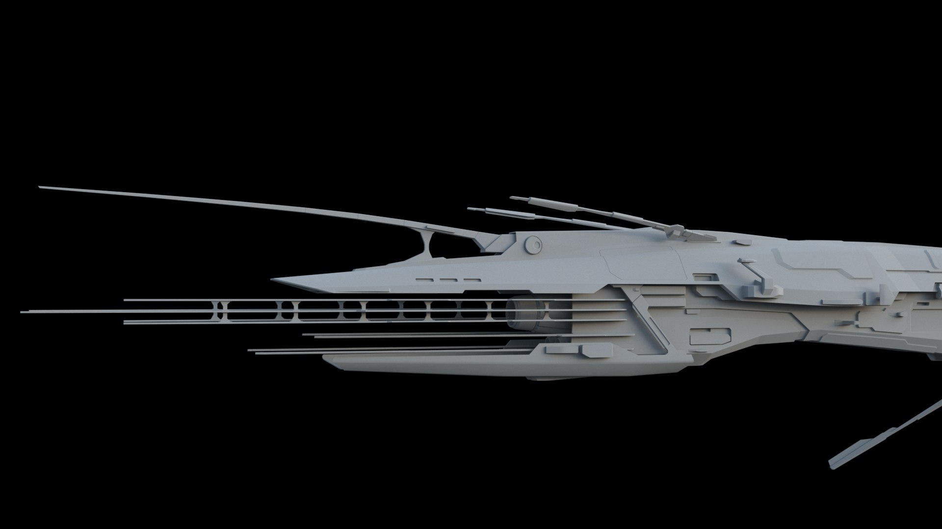 Sci Fi Alien SpaceShip 3D model - TurboSquid 2118937