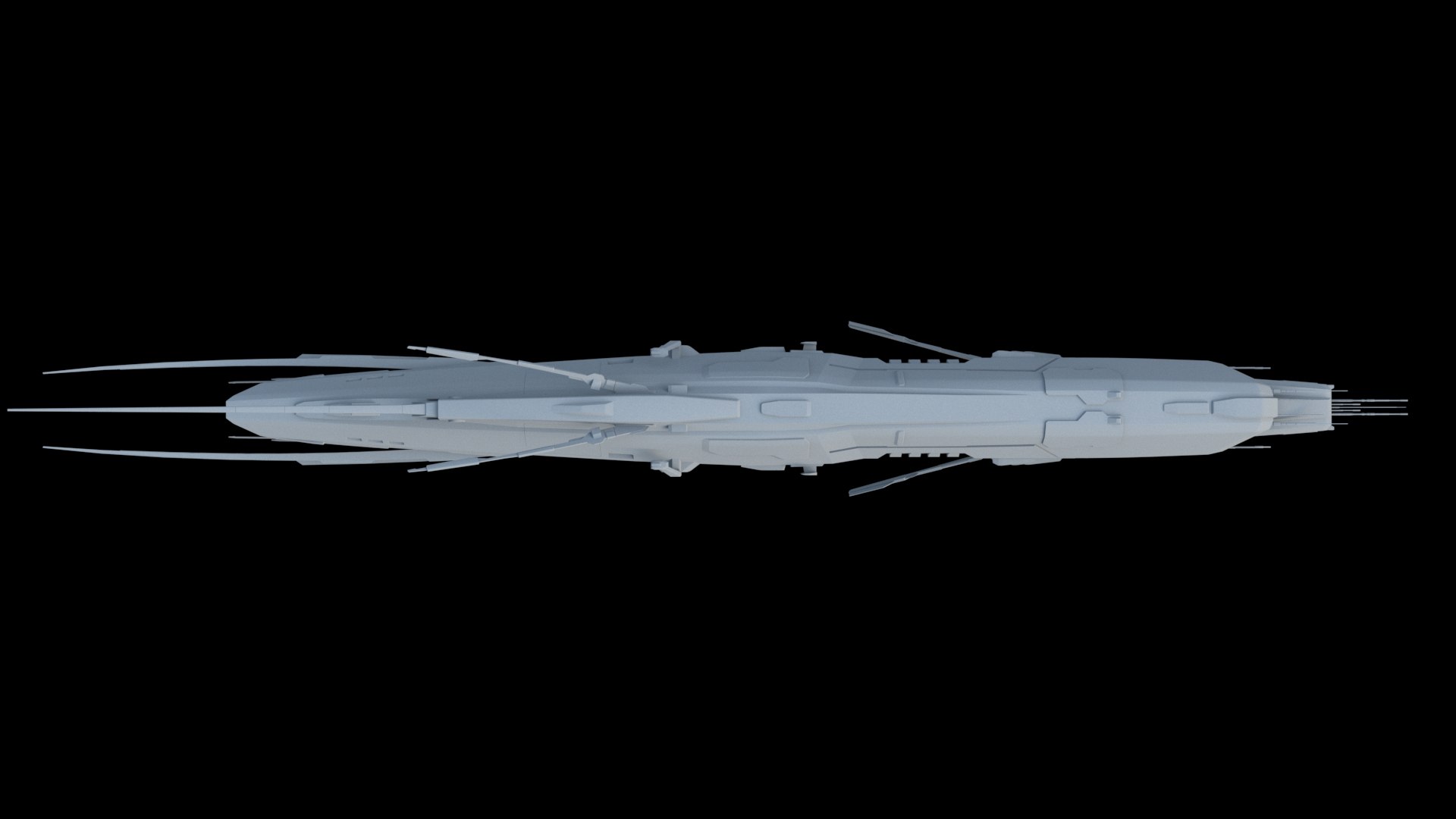 Sci Fi Alien SpaceShip 3D Model - TurboSquid 2118937