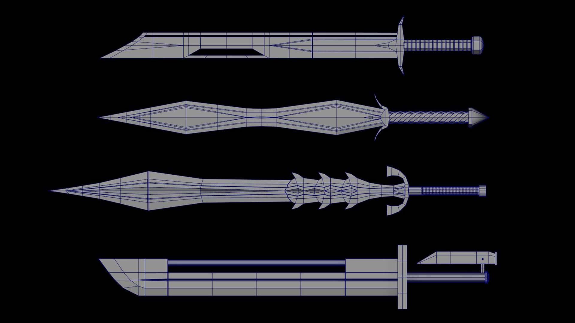 Swords 3D Model - TurboSquid 1816691