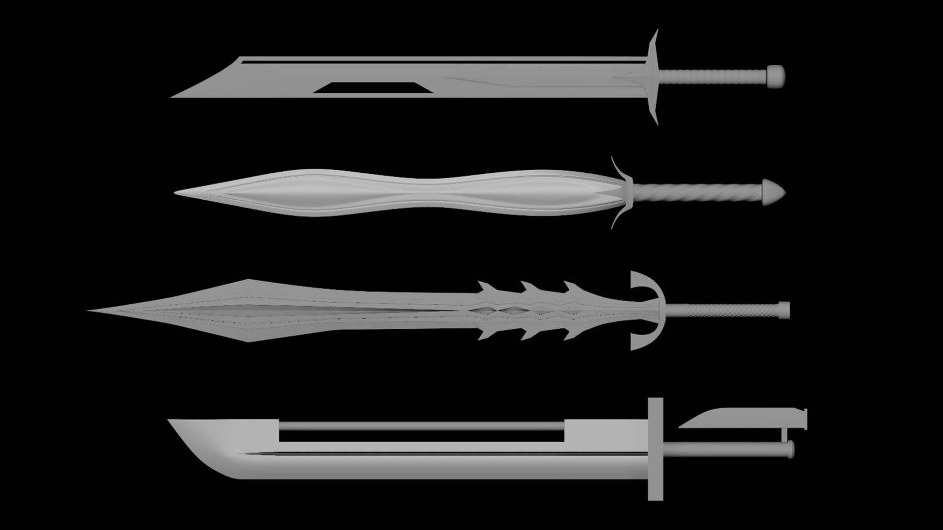 Swords 3D Model - TurboSquid 1816691