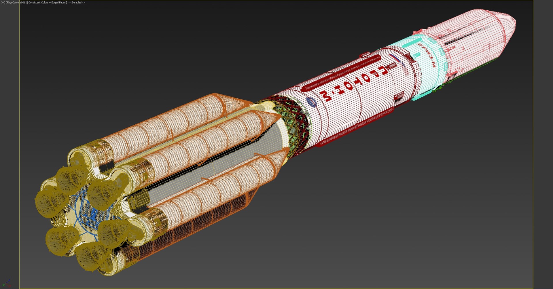 Proton M 3D Model - TurboSquid 1506117