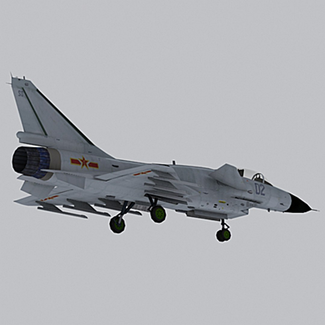 3d Model J-10 Fighter