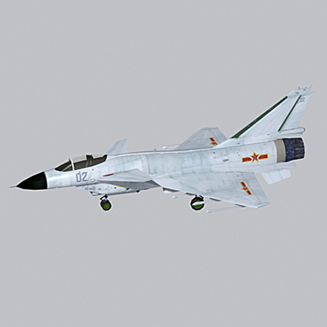 3d Model J-10 Fighter