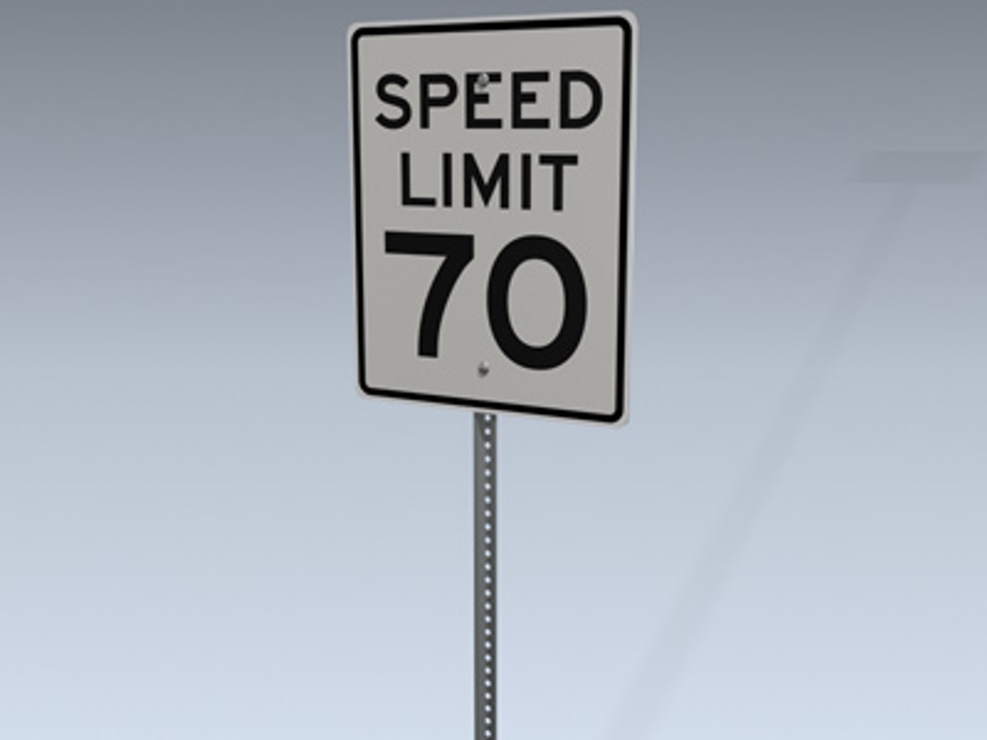 Speed Limit Sign 3d 3ds