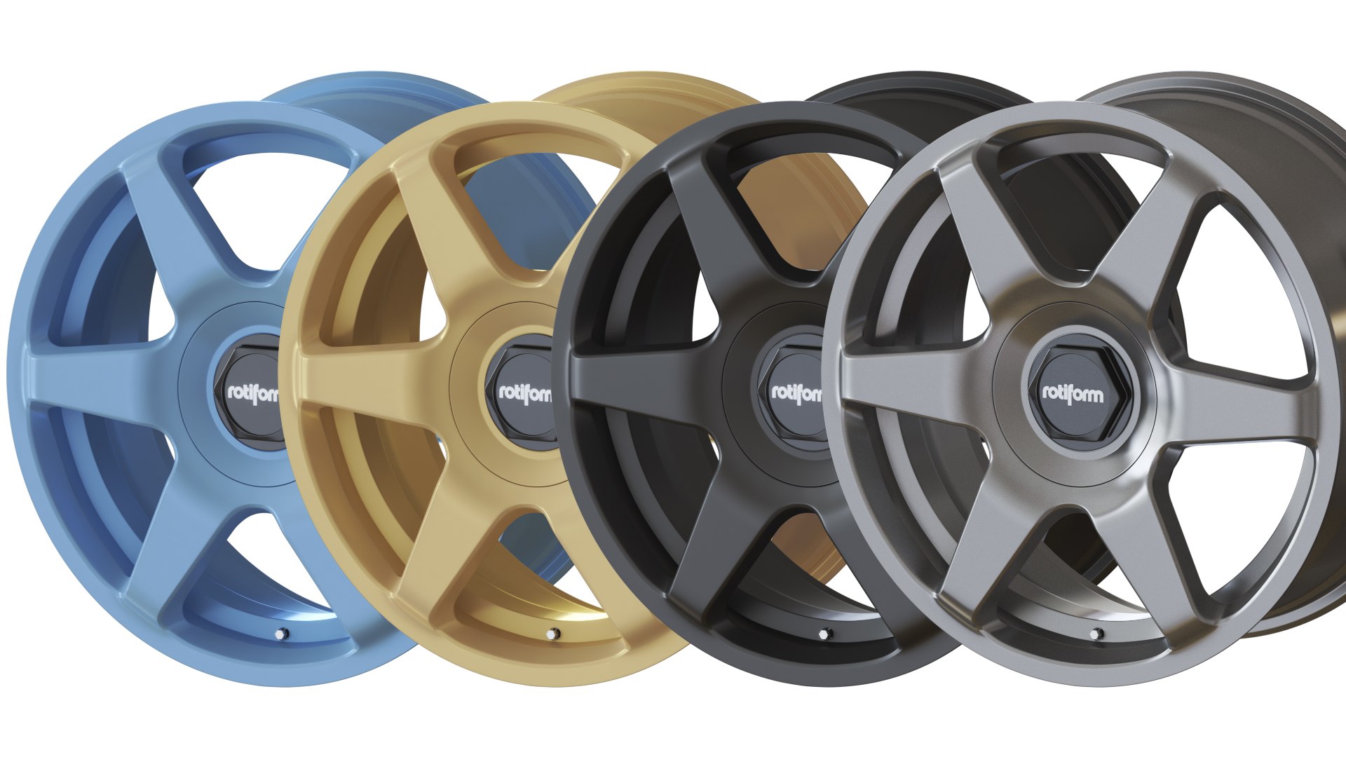 3D ROTIFORM SIX - car rims - TurboSquid 1882520