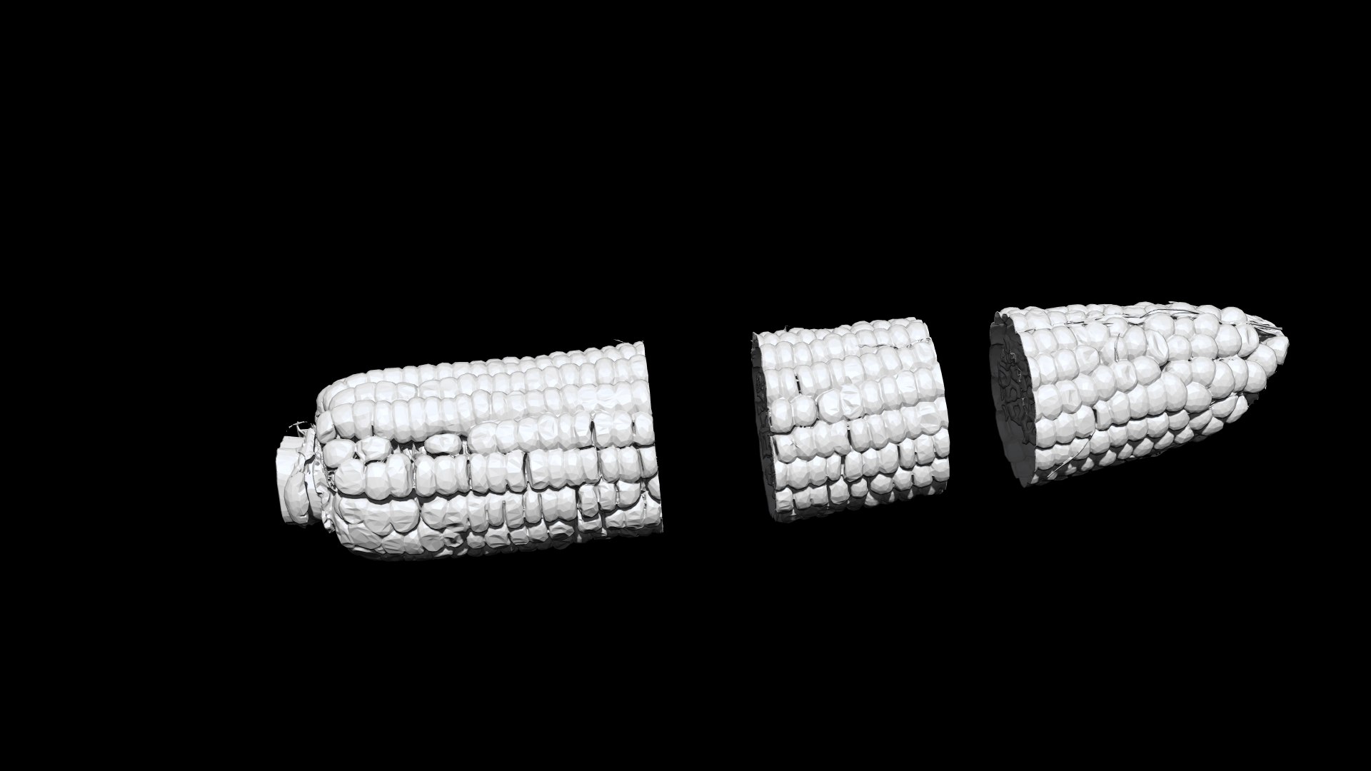 Corn 3D CT Scan Model Cut2 Decimate 8 Percent 3D Model - TurboSquid 1945225
