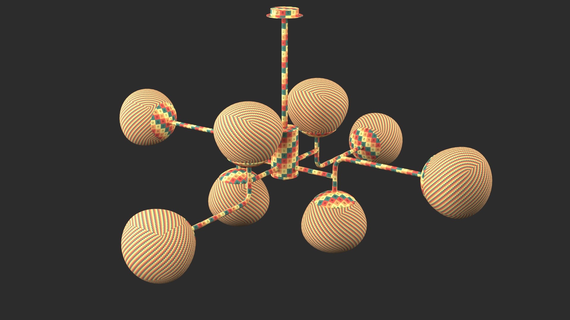 3D Ceiling Lamp Model - TurboSquid 1891001
