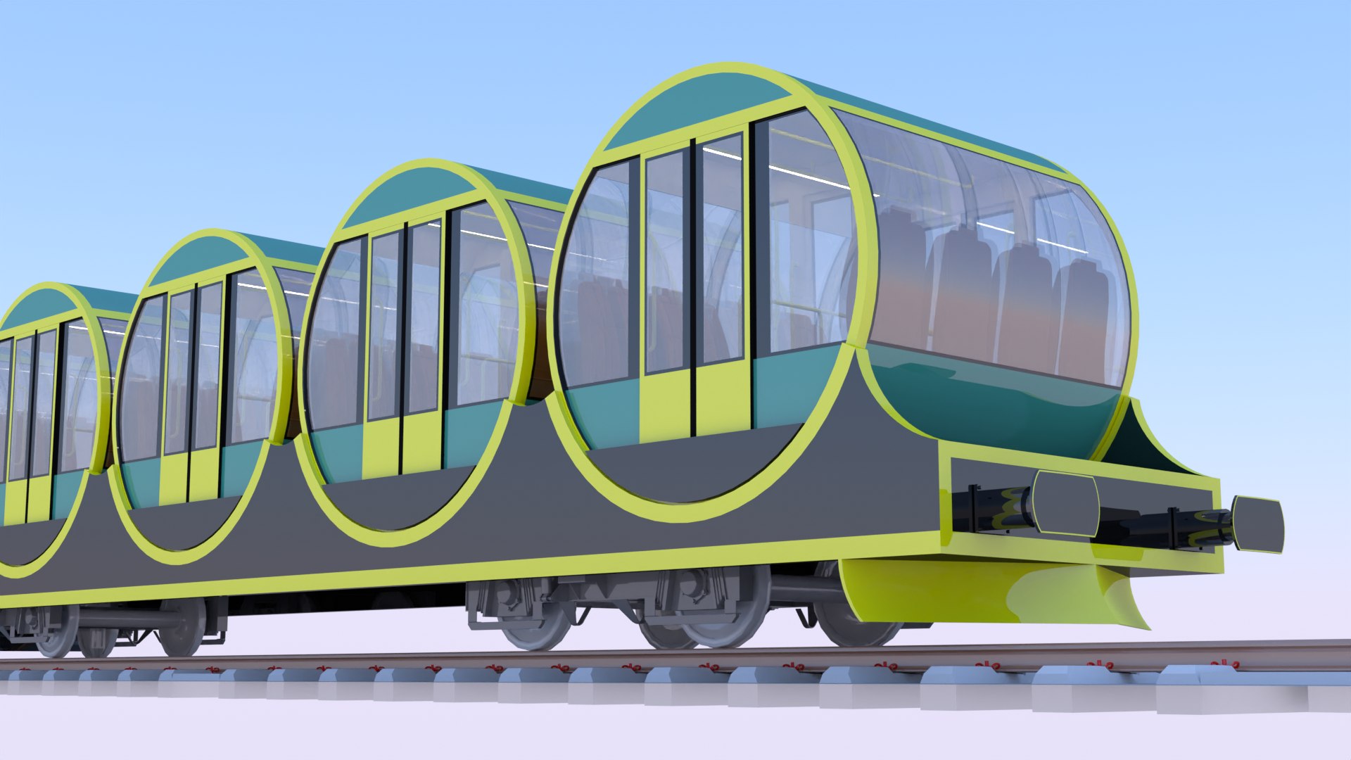 Funicular - Mountain Train 3D Model - TurboSquid 2104939