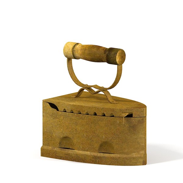 vintage iron old 3d model